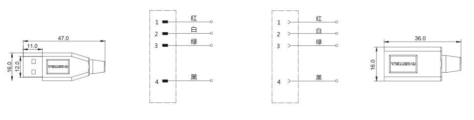 With open ended wires