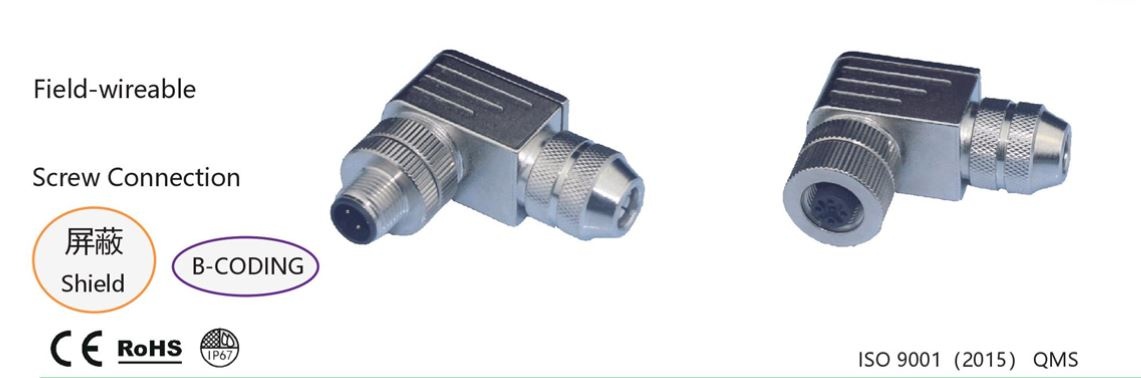 ProfibusM12Connector,B-Coding
