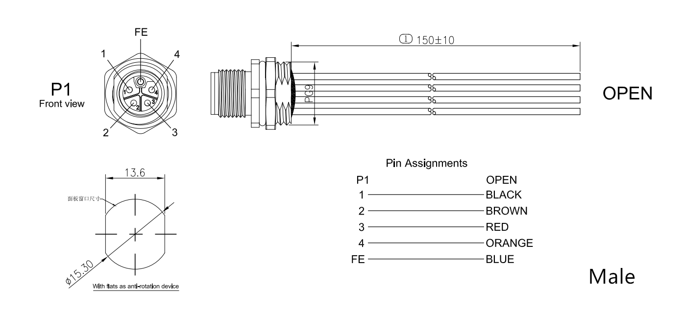 M12 L Code , L-Coding, L-Coded